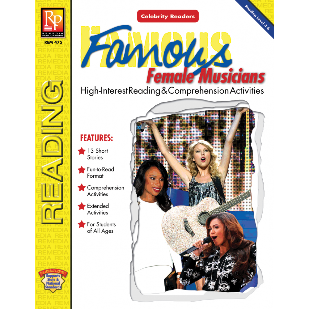 Celebrity Readers: Famous Female Musicians - Educational Outfitters