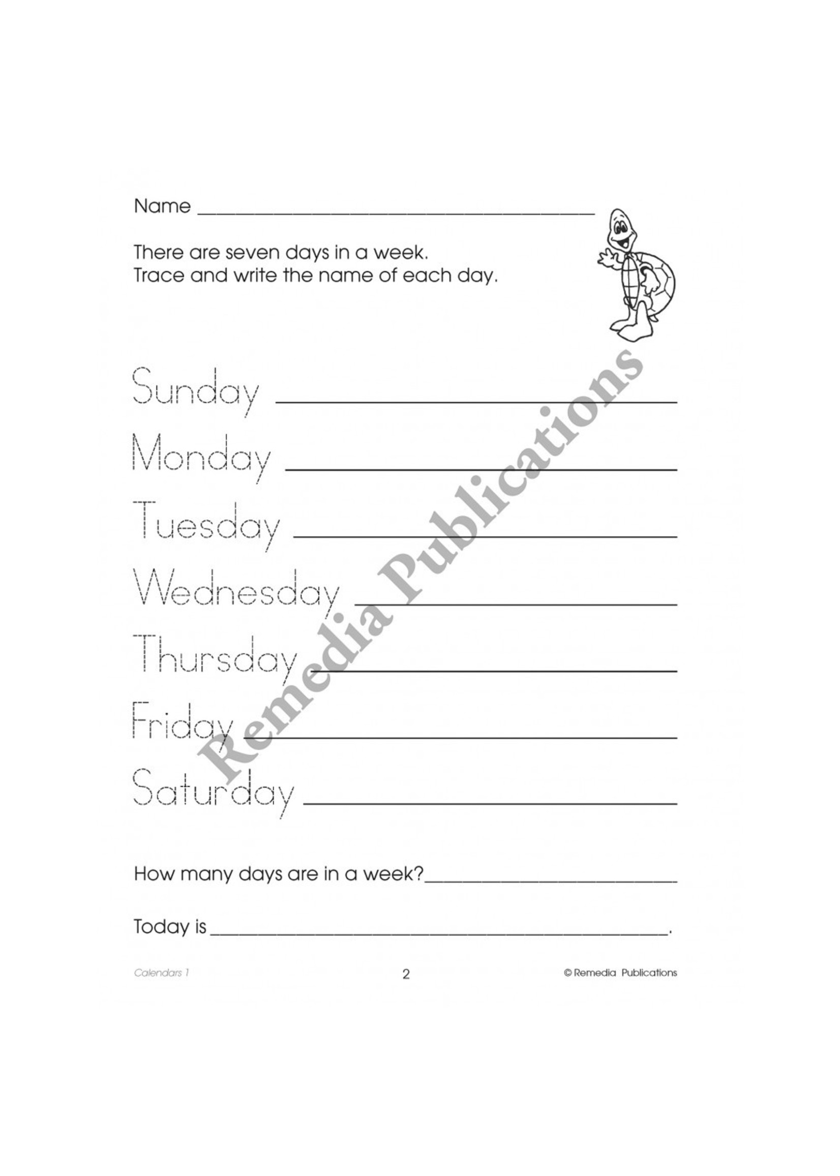 CALENDARS 1-3 - Educational Outfitters