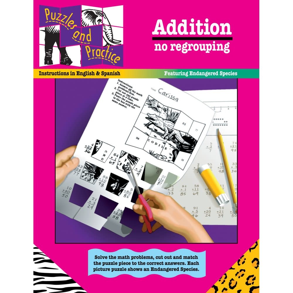 Puzzles & Practice: Addition (No Regrouping) - Educational Outfitters