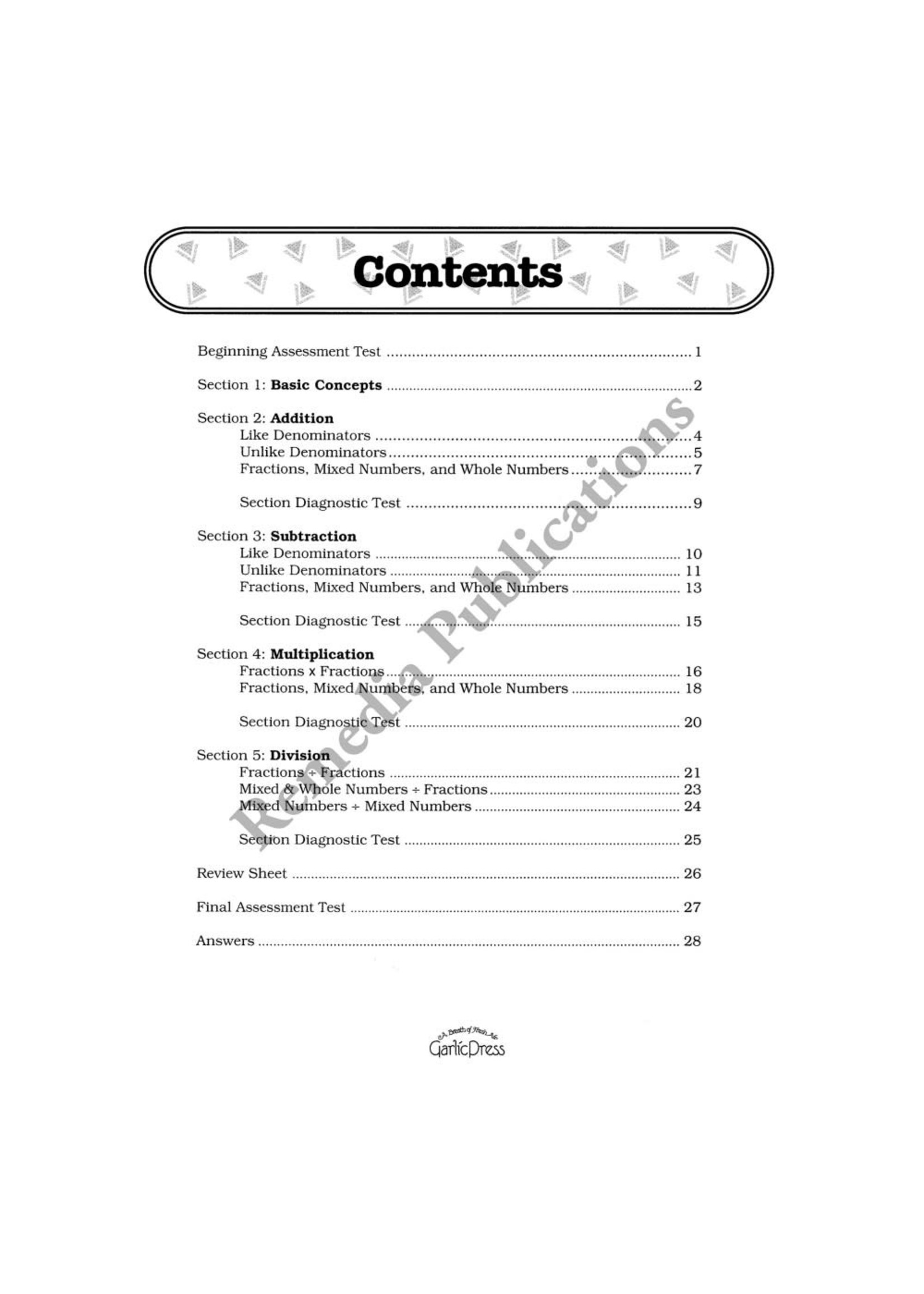 ADVANCED FRACTIONS - Educational Outfitters