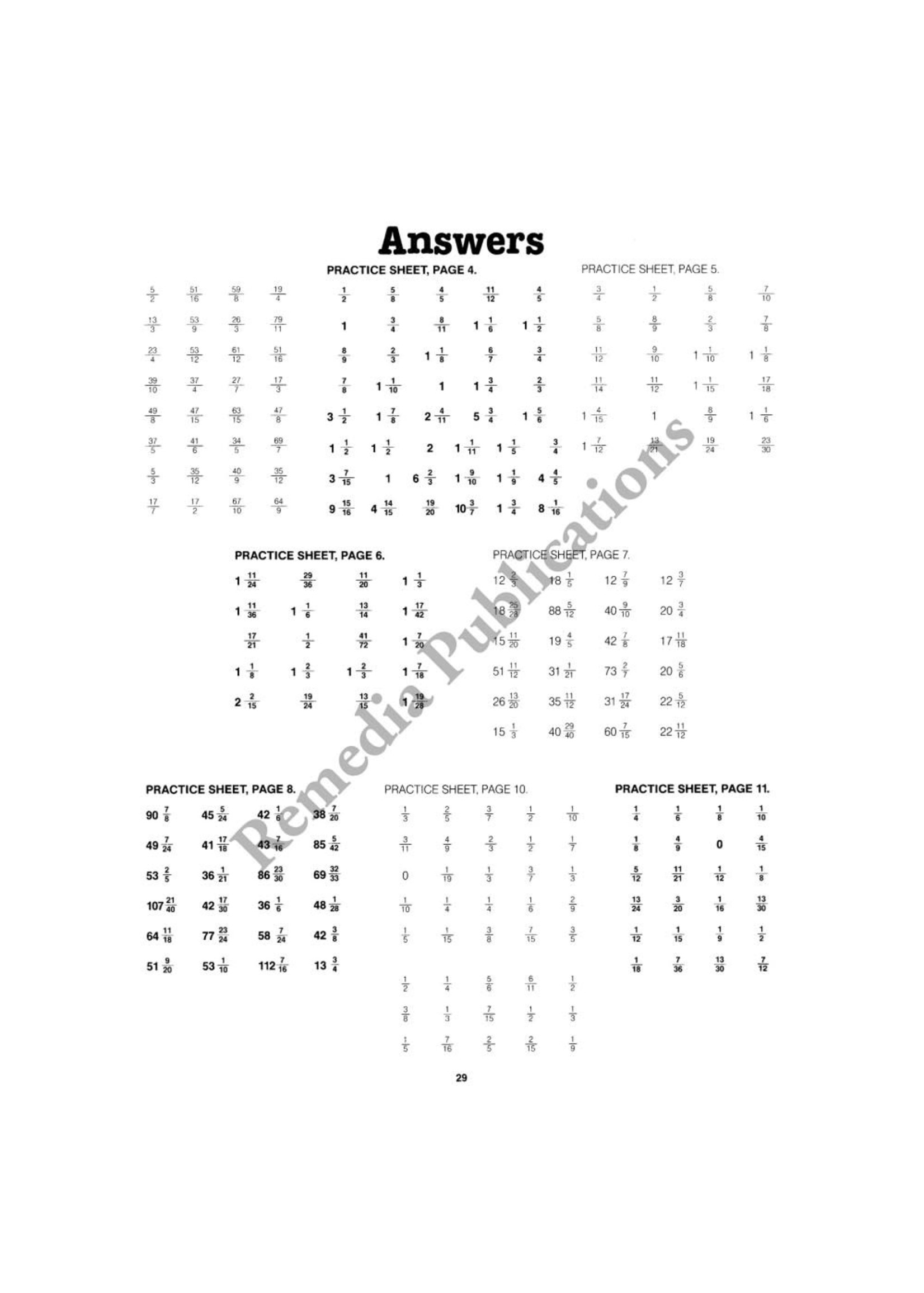 ADVANCED FRACTIONS - Educational Outfitters
