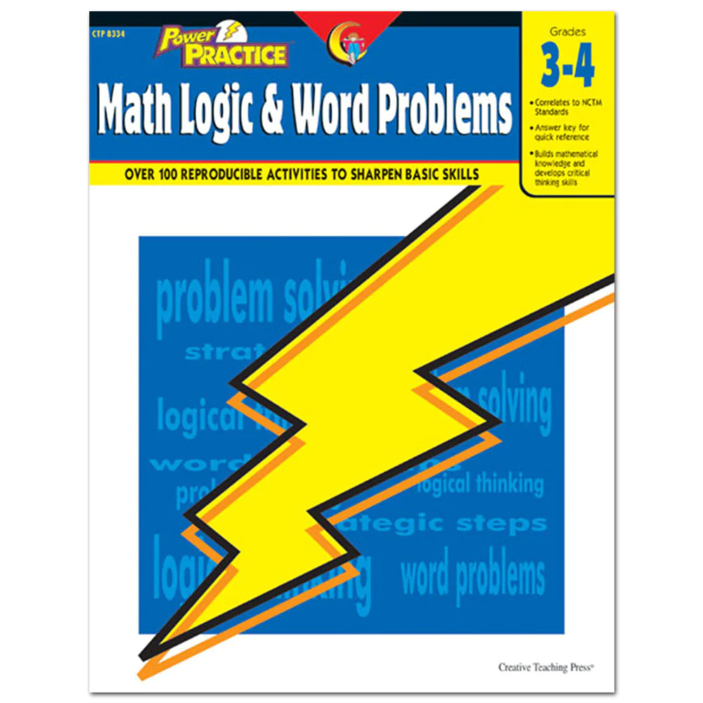 Power Practice: Math Logic and Word Problems, Gr. 3-4 - Educational ...
