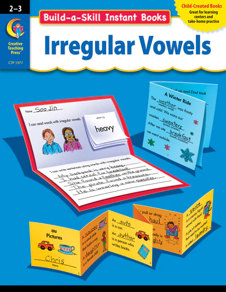 Build-a-Skill Instant Books: Irregular Vowels, Gr. 2–3 - Educational ...