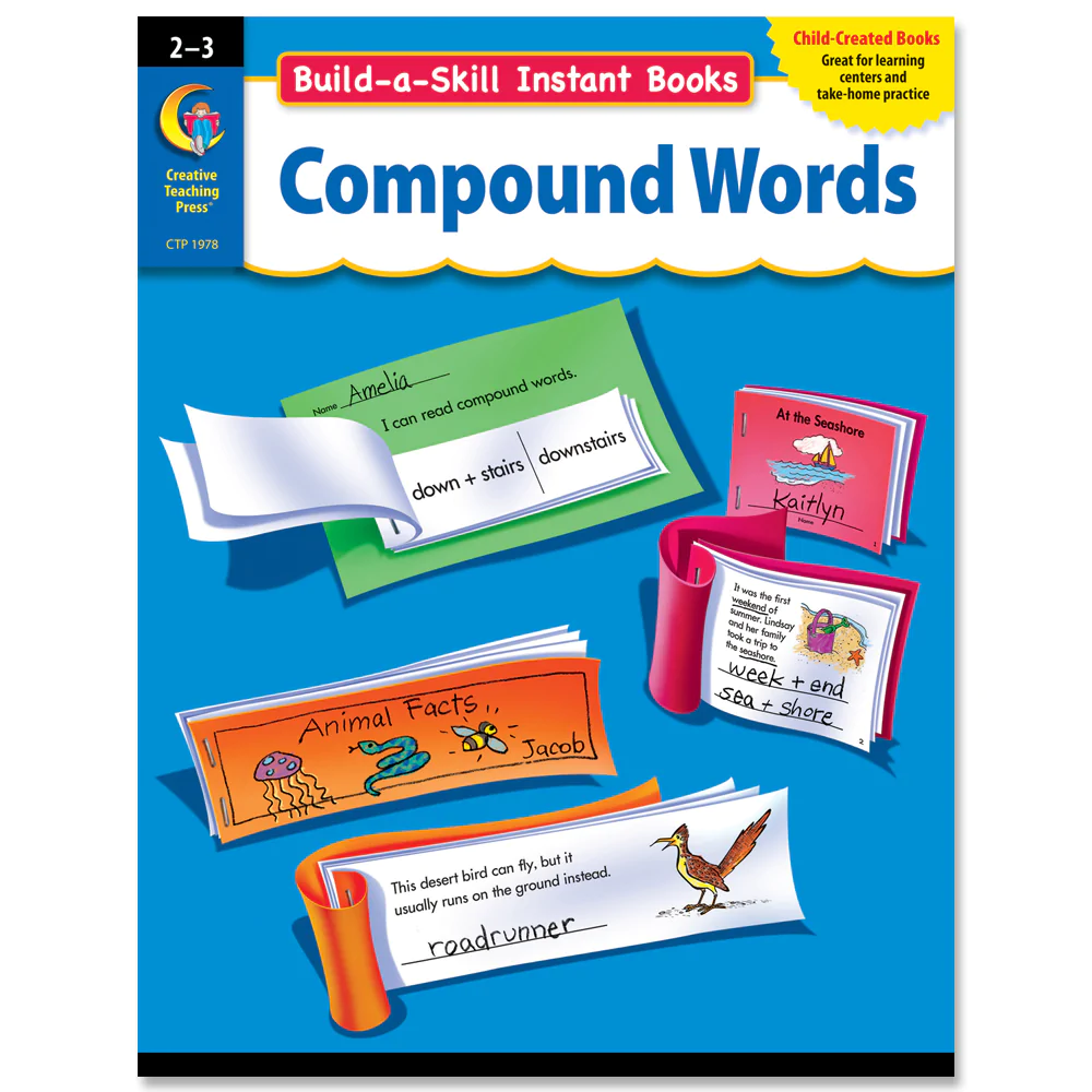 Build-a-Skill Instant Books: Compound Words, Gr. 2–3 - Educational ...
