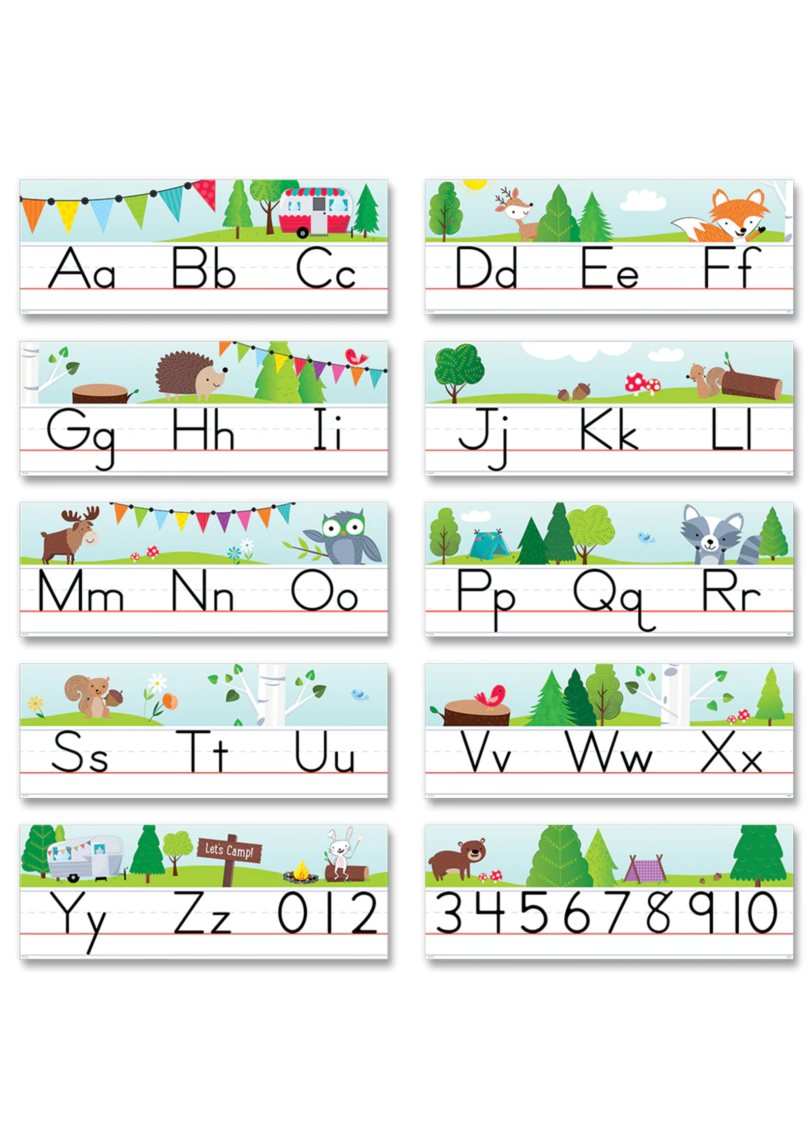 BBS ALPHABET LINE WOODLAND - Educational Outfitters