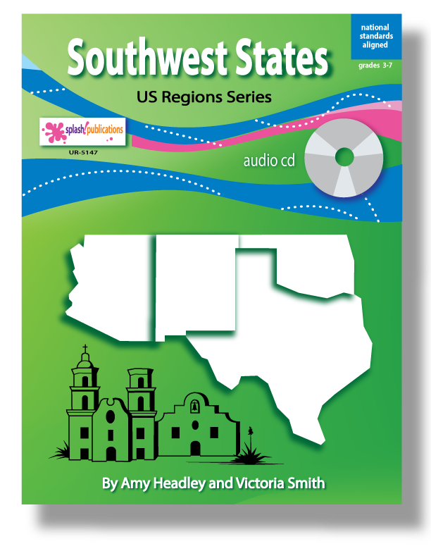Southwest States US Regions Interactive Notebook Unit - Educational ...