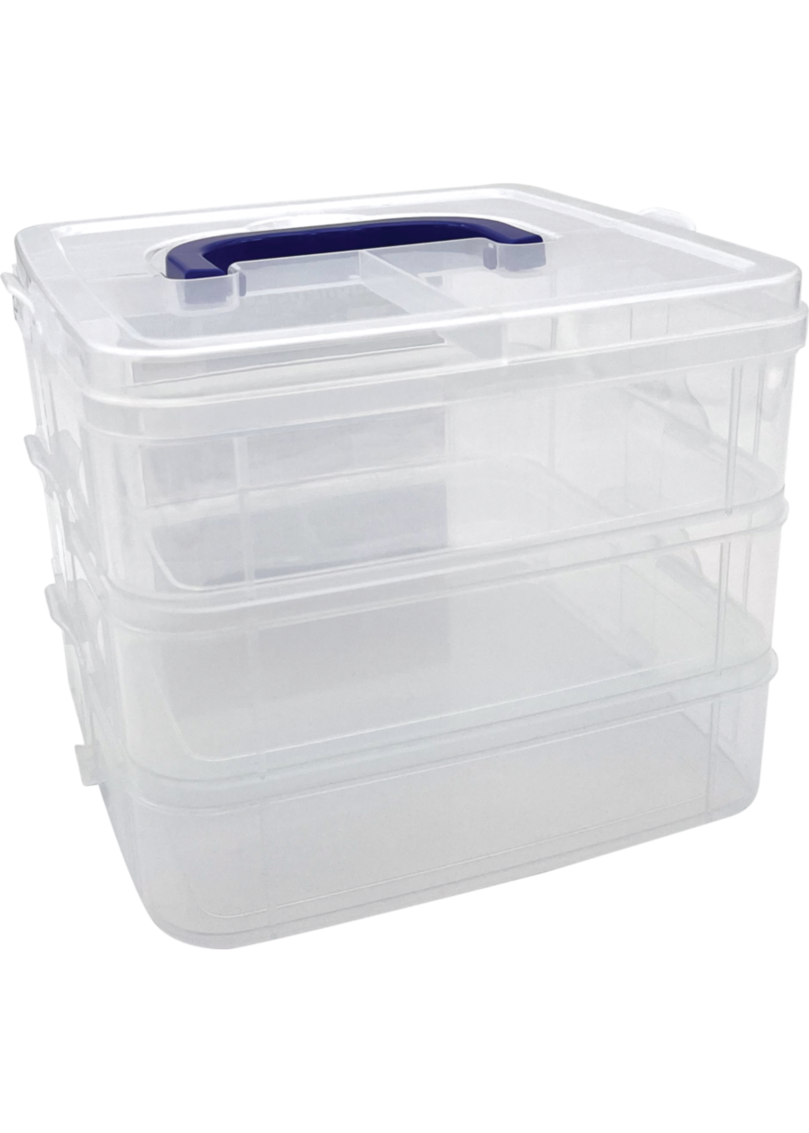 CLEAR STACKABLE STORAGE CONTAINERS - Educational Outfitters