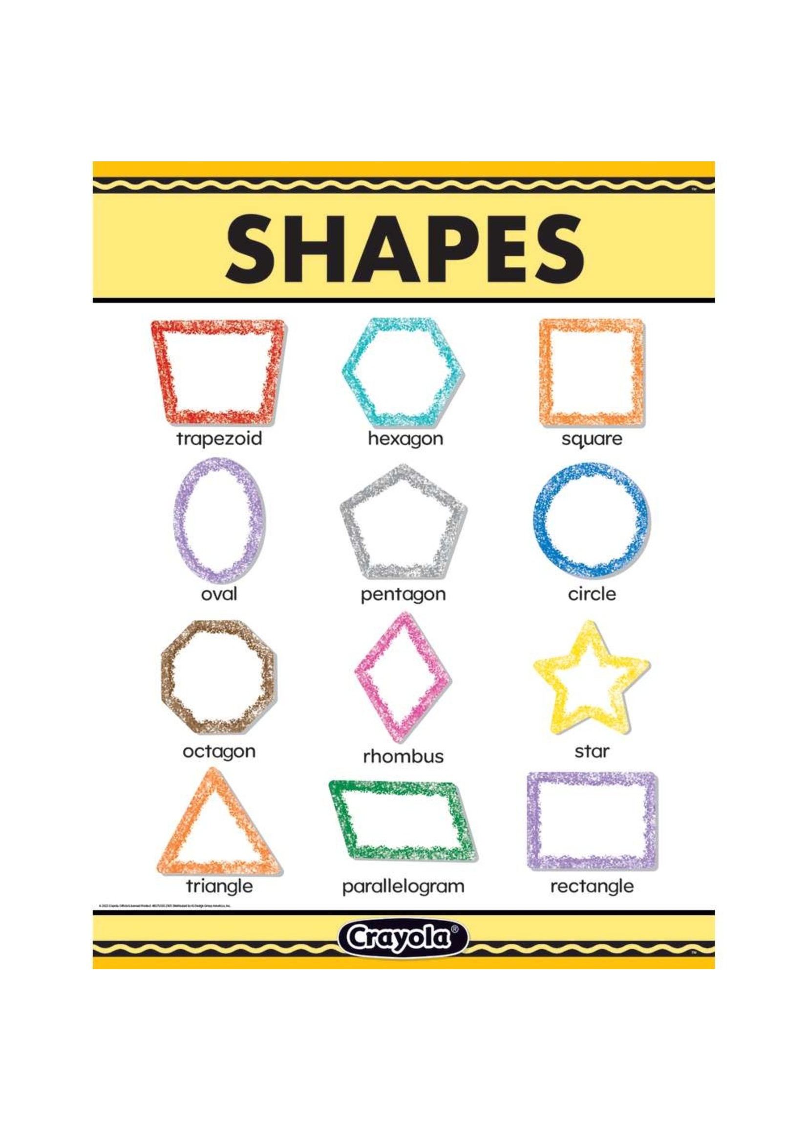 CHT CRAYOLA SHAPES - Educational Outfitters