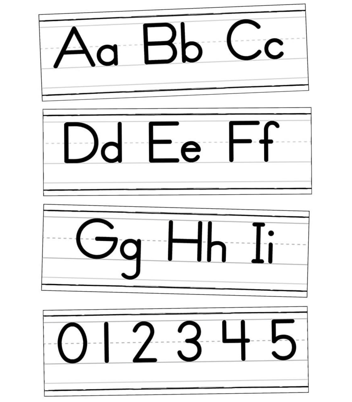 Farmhouse Alphabet Line: Manuscript Bulletin Board Set Grade PK-2 ...