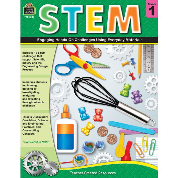 STEM: Engaging Hands-On Challenges Using Everyday Materials Grade 1 ...