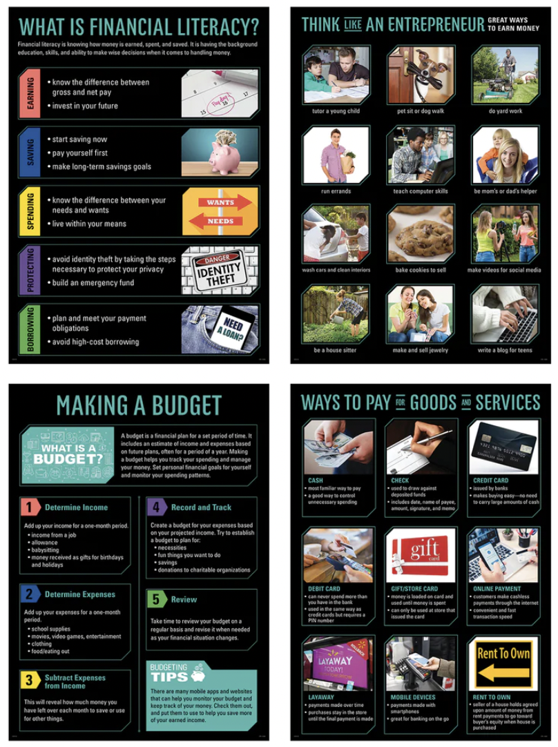 BBS FINANCIAL FUNDAMENTALS POSTER SET - Educational Outfitters