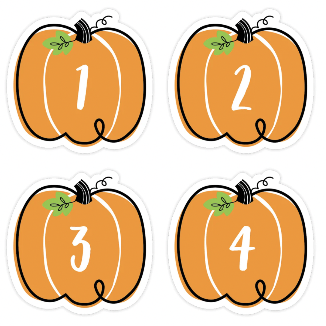 Doodle Pumpkins Calendar Days - Educational Outfitters