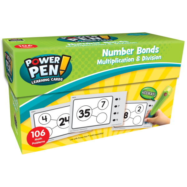 Power Pen Learning Cards: Number Bonds - Multiplication & Division ...