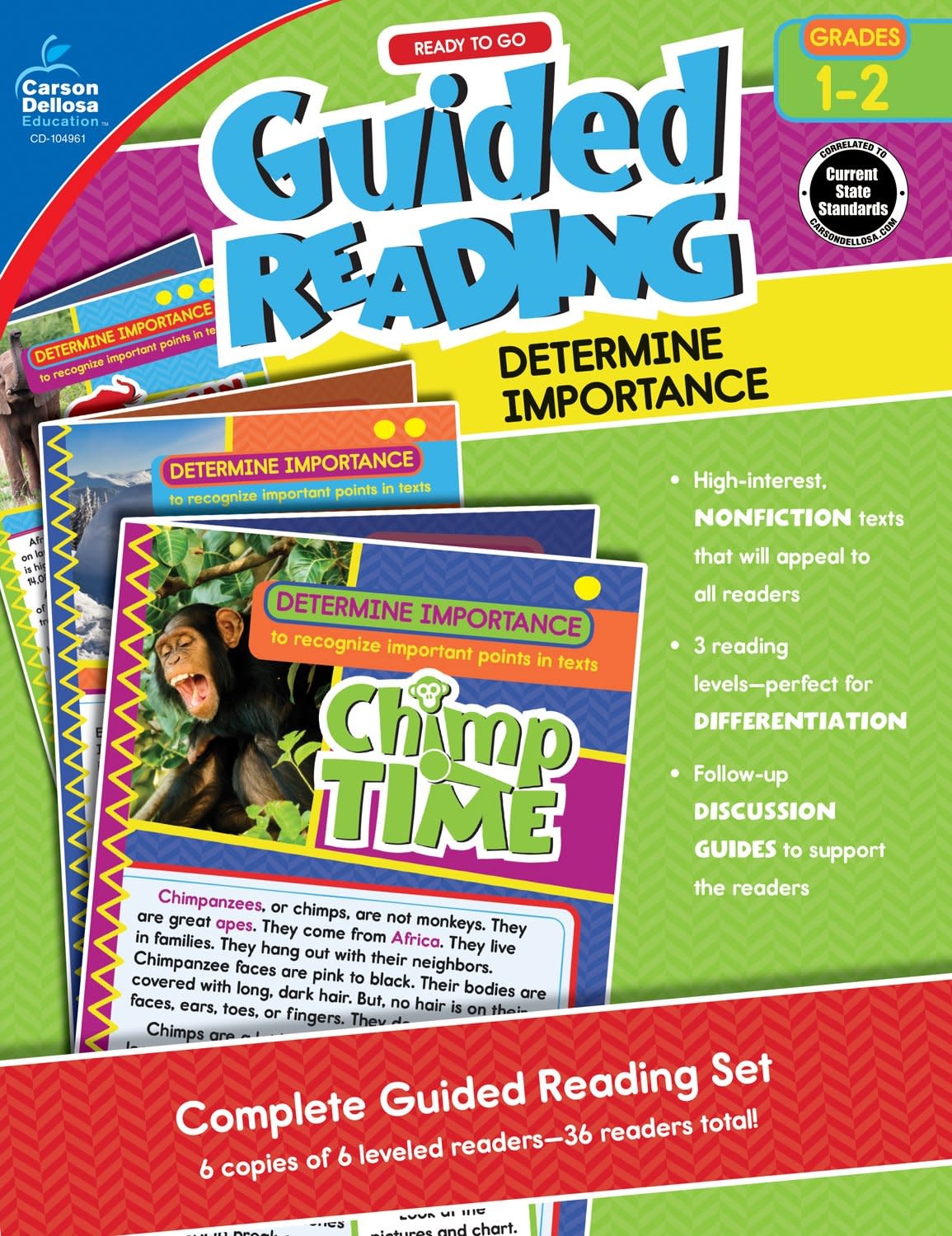 Guided Reading: Determine Importance, Grades 1 - 2 - Educational Outfitters