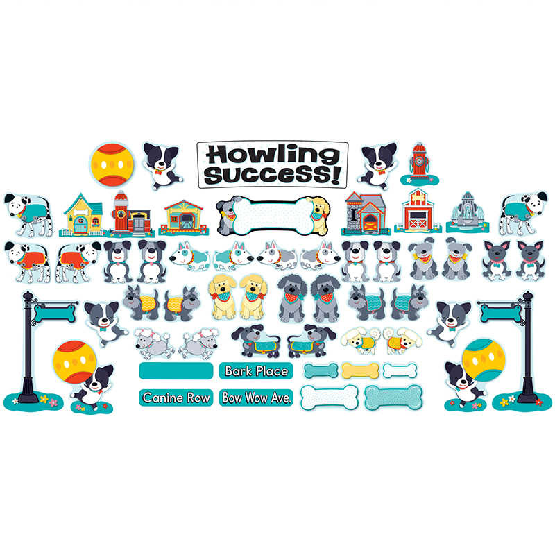 Hot Diggity Dogs Bulletin Board Set - Educational Outfitters