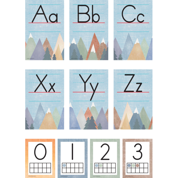 Moving Mountains Alphabet Bulletin Board - Educational Outfitters