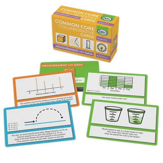 Measurement & Data Common Core Collaborative Cards - Educational Outfitters