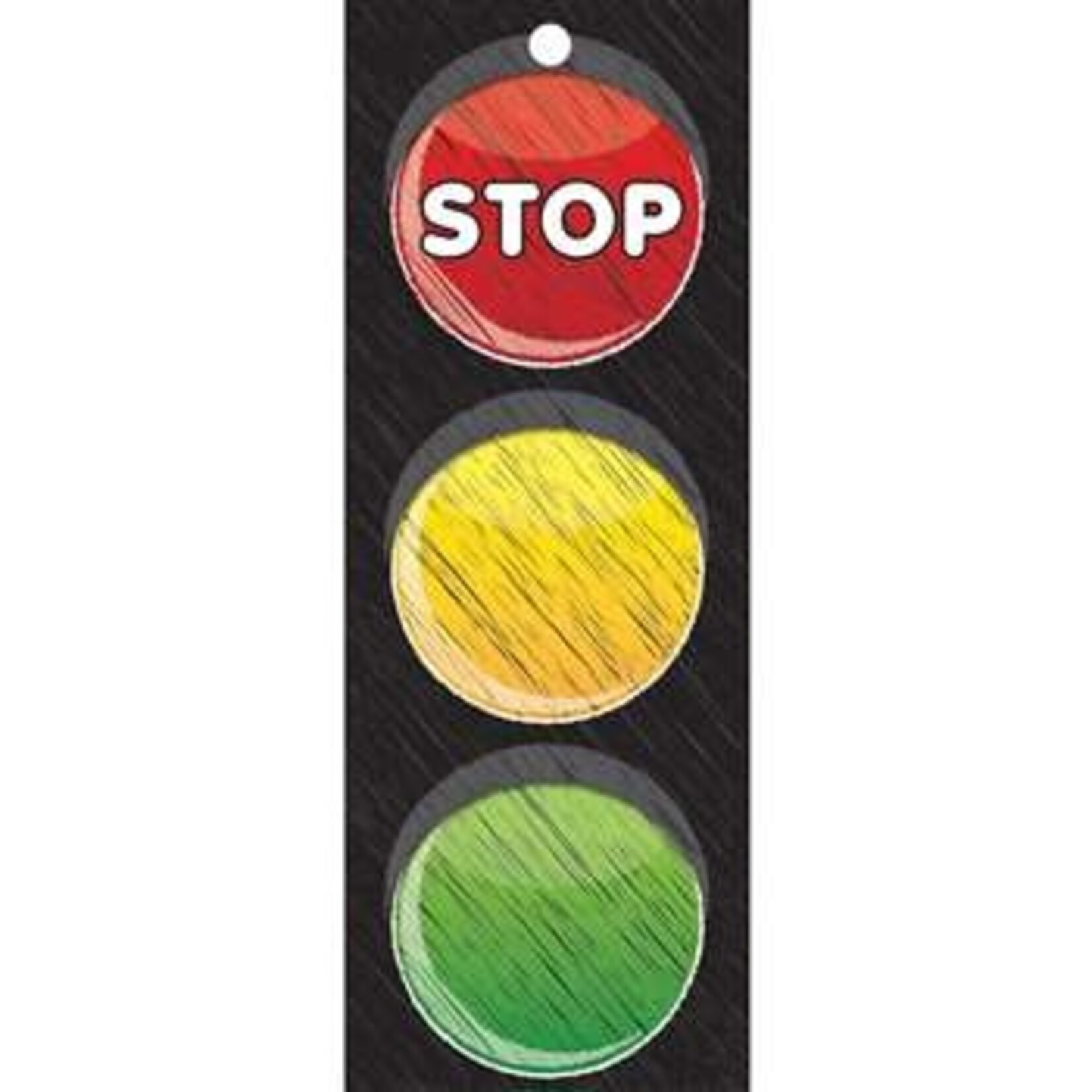 Traffic Light Card Stop Go 3X9 Laminated - Educational Outfitters