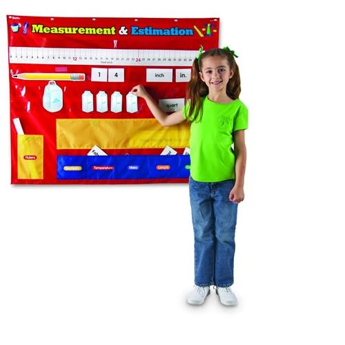 Estimation & Measurement Pocket Chart - Educational Outfitters