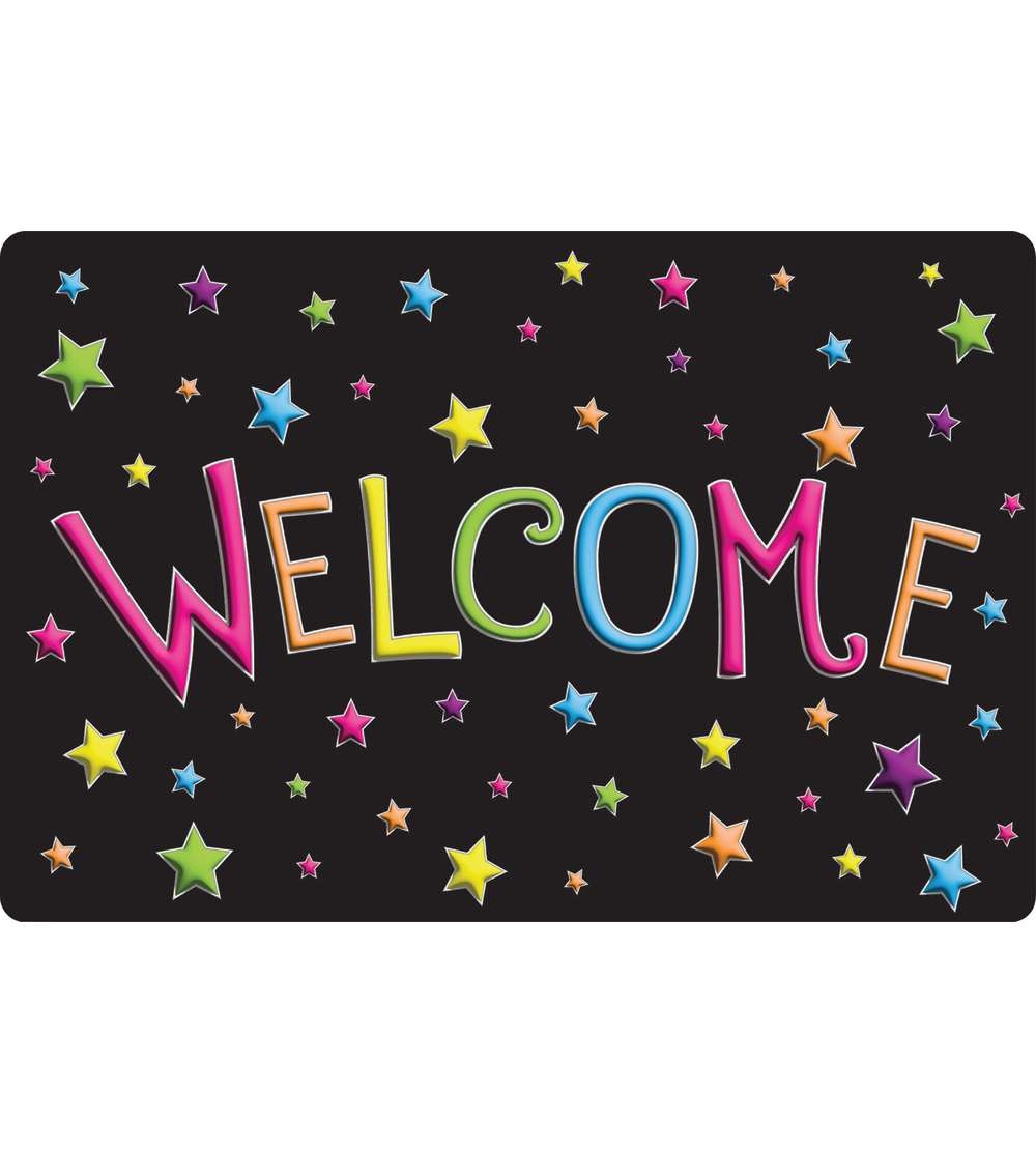 Welcome Color Stars Mat - Educational Outfitters