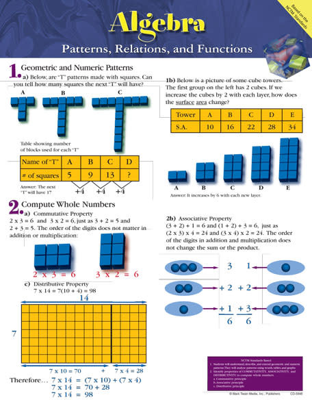Algebra: Patterns, Relations, and Functions - Educational Outfitters