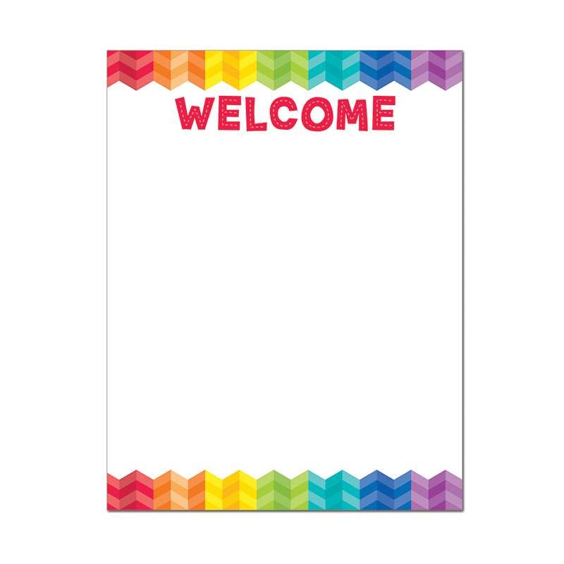 Welcome Chart - Paint - Educational Outfitters