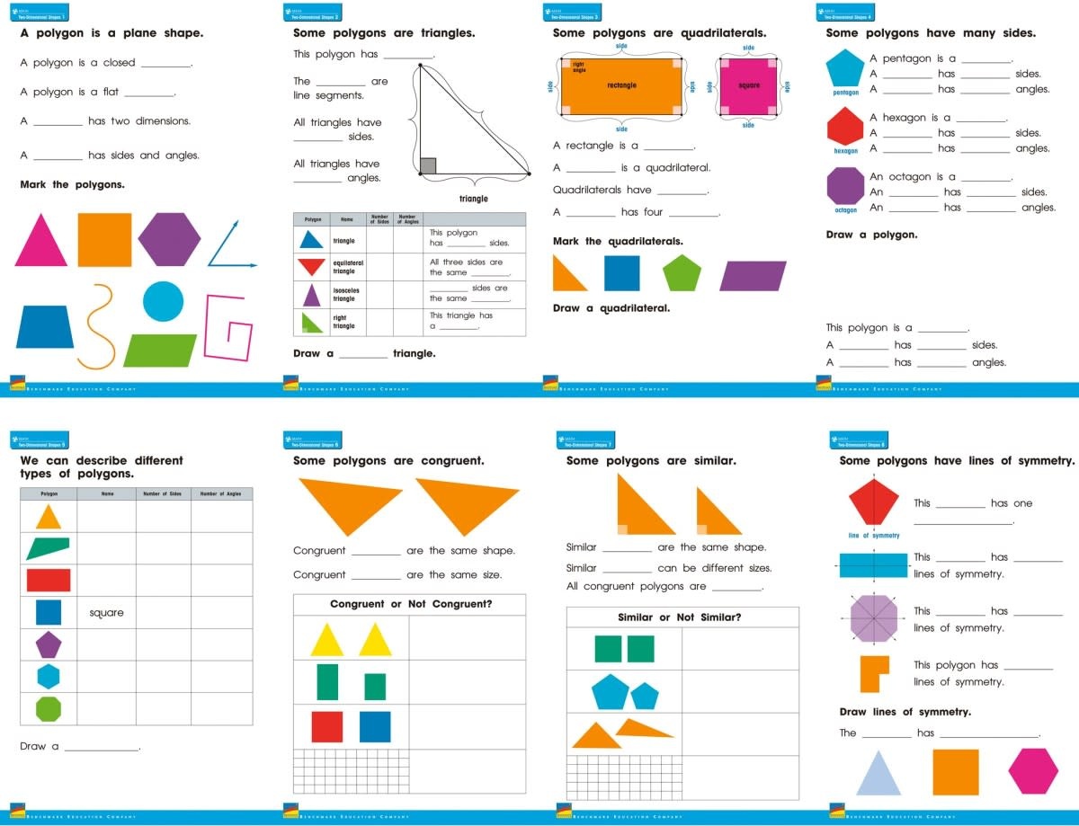 2-Dimensional Shapes Posters - Educational Outfitters