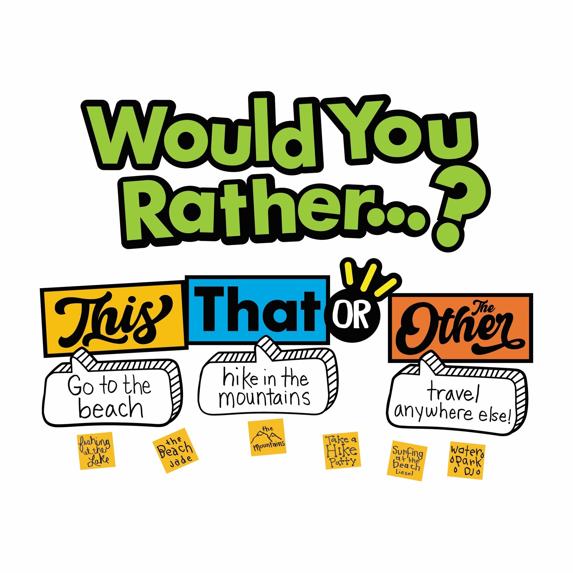 Would You Rather Interactive Headliner - Educational Outfitters