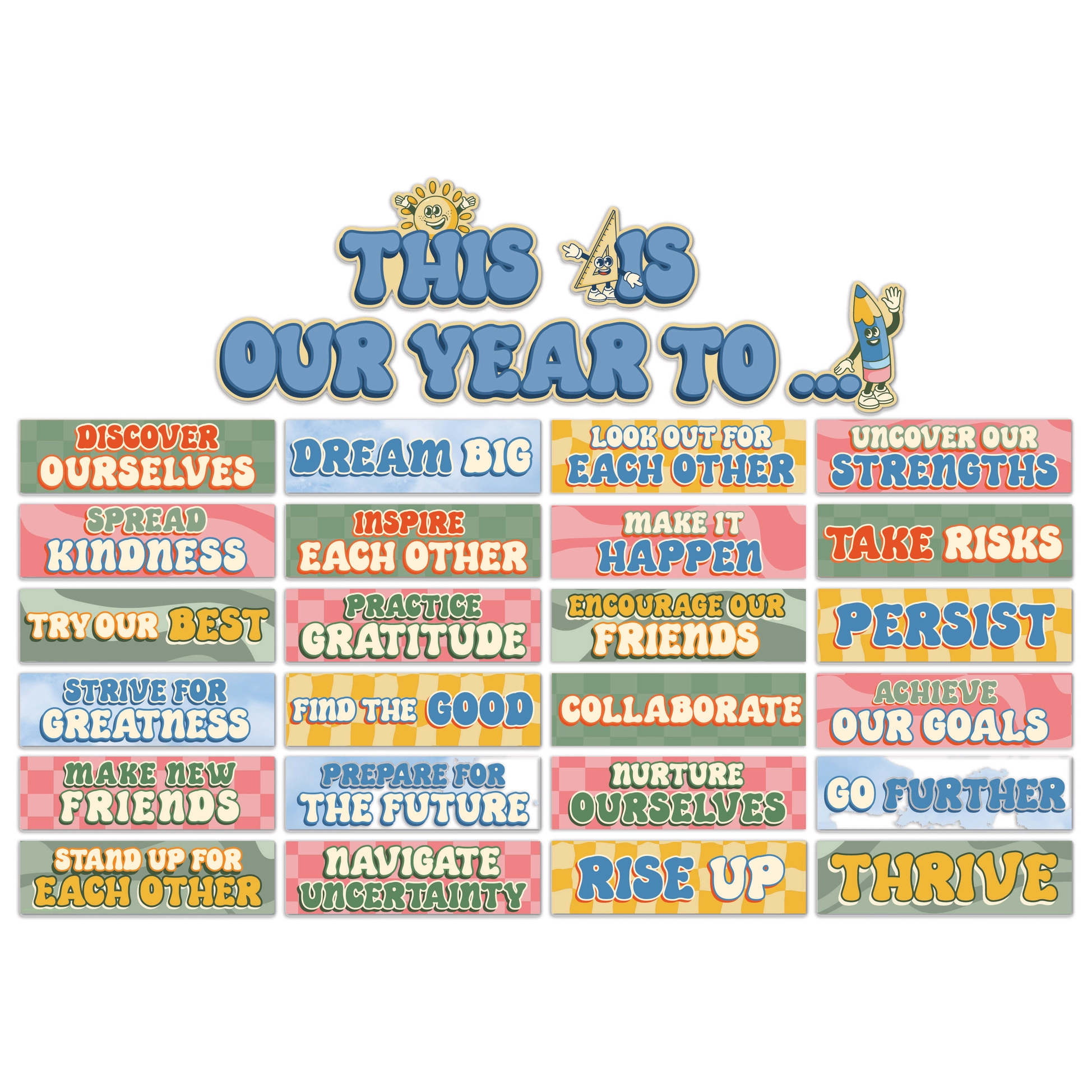 S'Cool Era This is Our Year to... Mini Bulletin Board - Educational ...