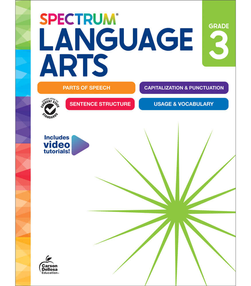 Spectrum Language Arts Workbook Grade 3 - Educational Outfitters
