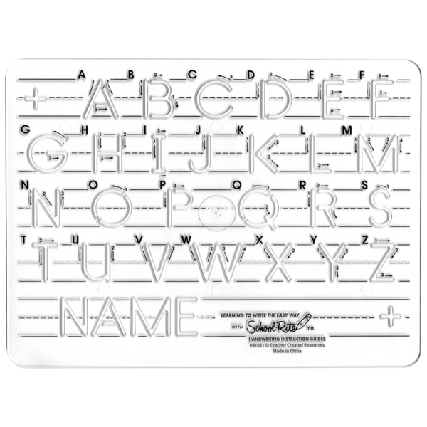 School-Rite Handwriting Instruction Guides - Uppercase Manuscript ...