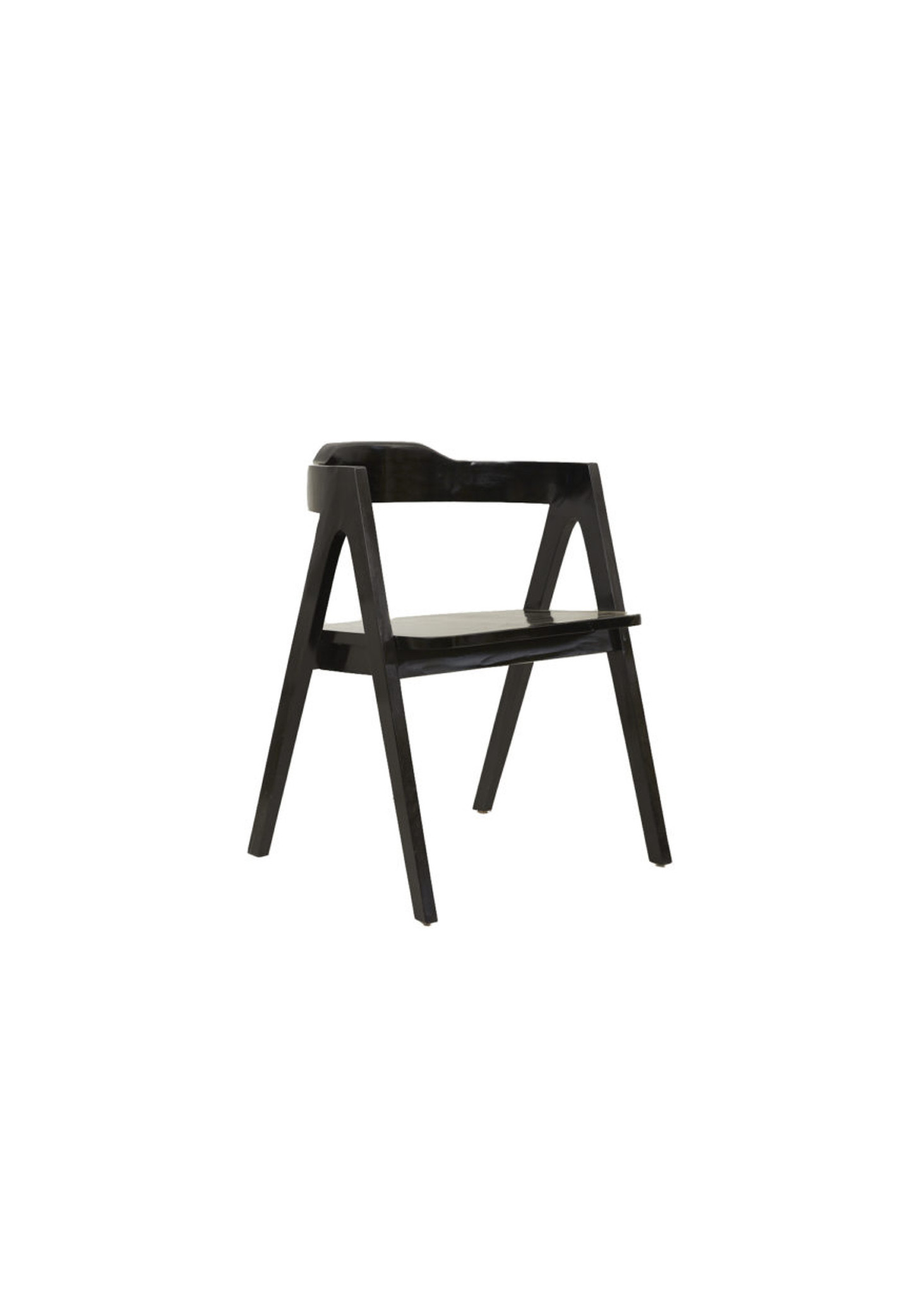 Emir Teak Dining Chair Black | Dining Tables & Chairs - Angove Street ...