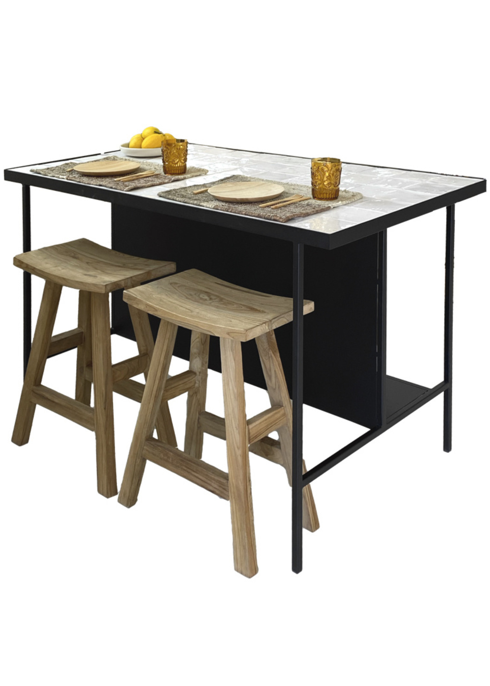 Tiled Kitchen Bar - Angove Street Collective