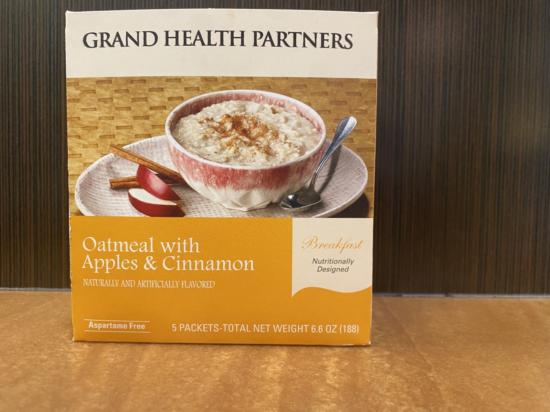 Apple and Cinnamon Oatmeal (5 pkgs) - Grand Health Partners Store