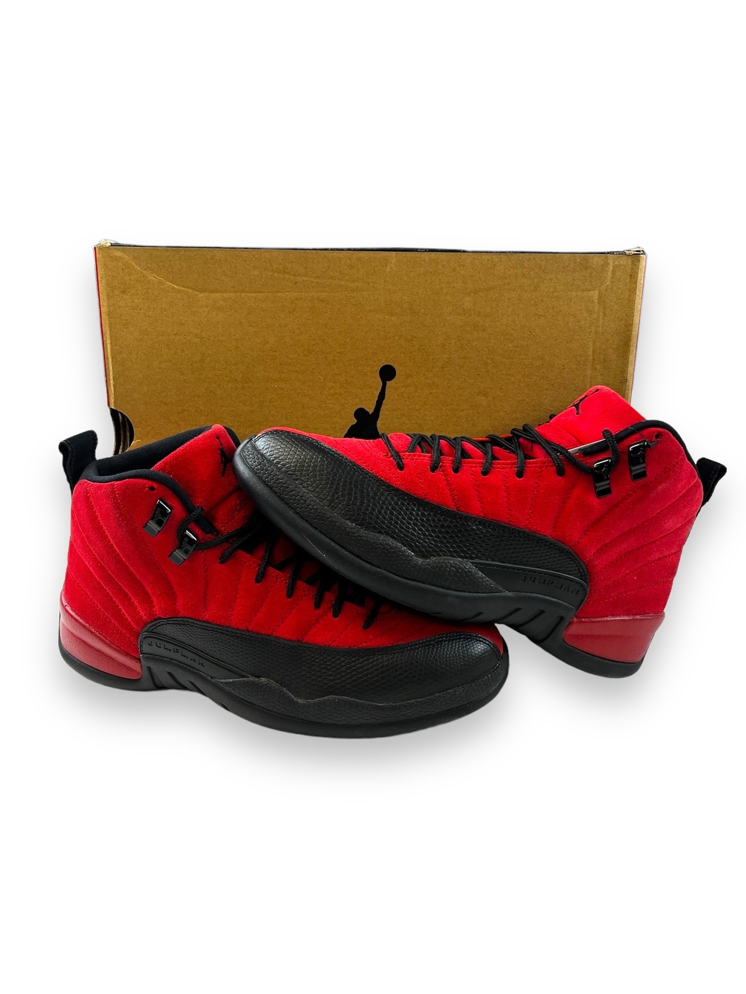 (Pre-Owned) Jordan 12 Retro Reverse Flu Game Size 8 - Bring It Back LLC