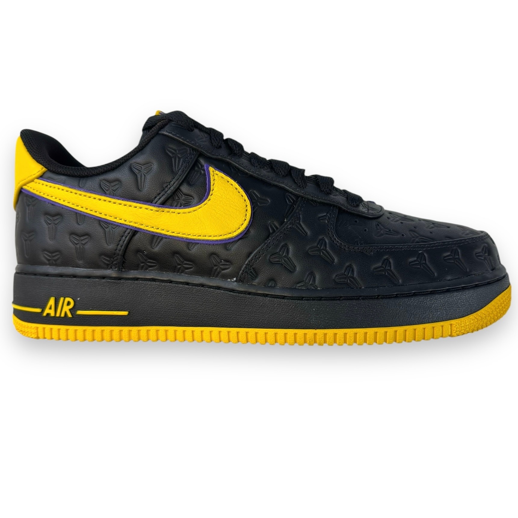 Nike Air Force 1 Low Kobe Bryant Lakers Away Size 12 - Bring It Back LLC