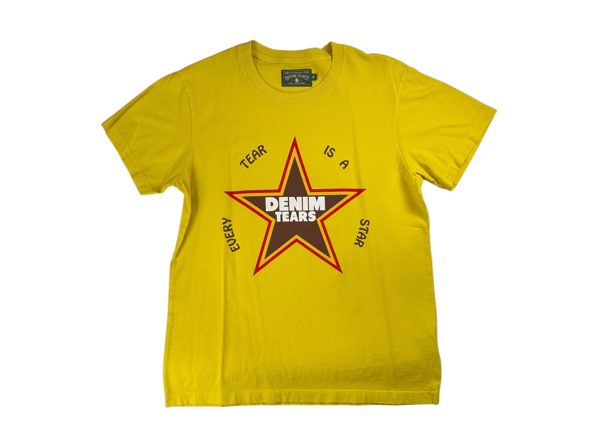 Denim Tears Every Tear Is A Star Yellow - Bring It Back LLC