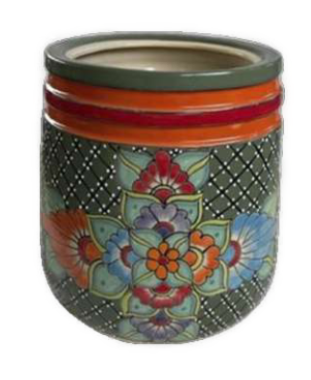 Raindrop Planter, Large Green Florentine 17”W x19”Hx16”Dx13” - The ...