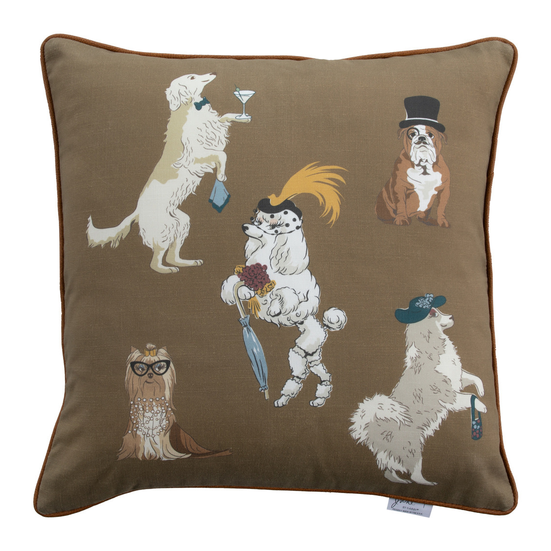 Summer Classics Posh Pups Ale 20X20 - The Plant Shoppe