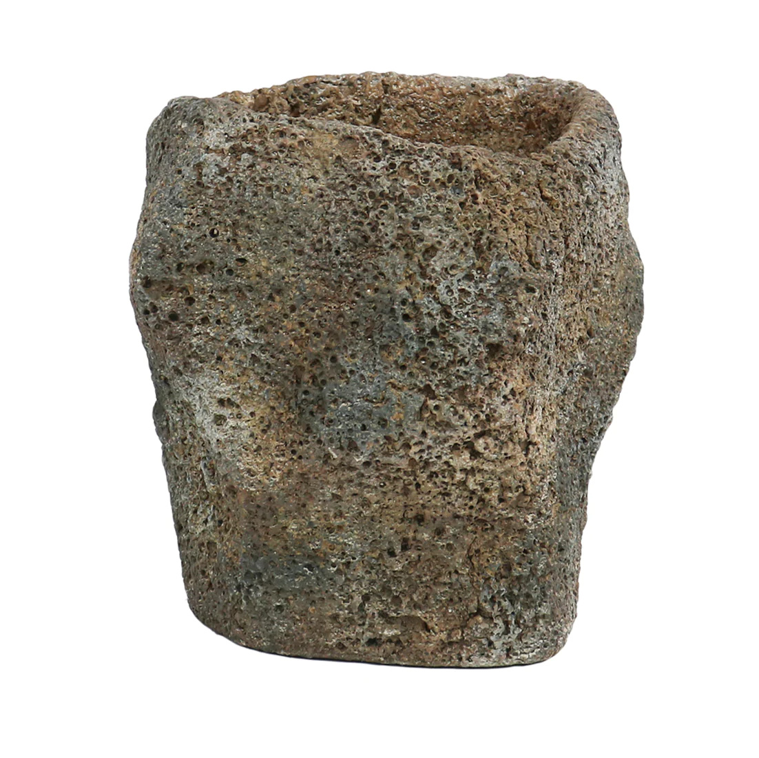 Cast Concrete Lava Stone Planter Tall - The Plant Shoppe