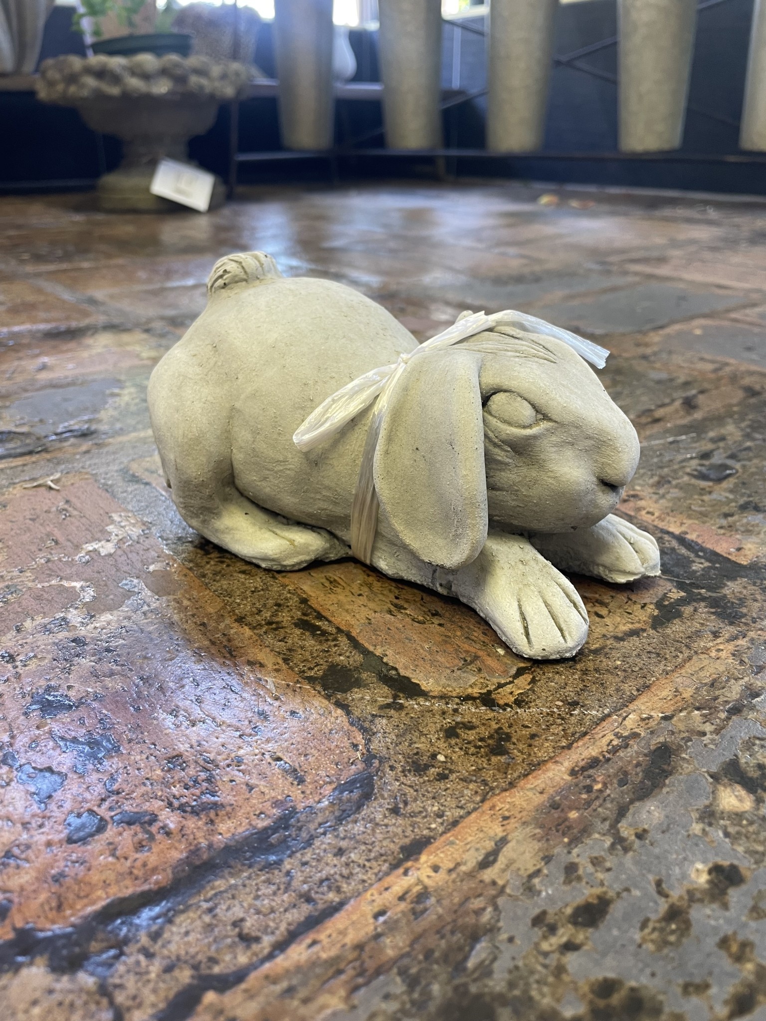Concrete - Crouching Bunny - The Plant Shoppe