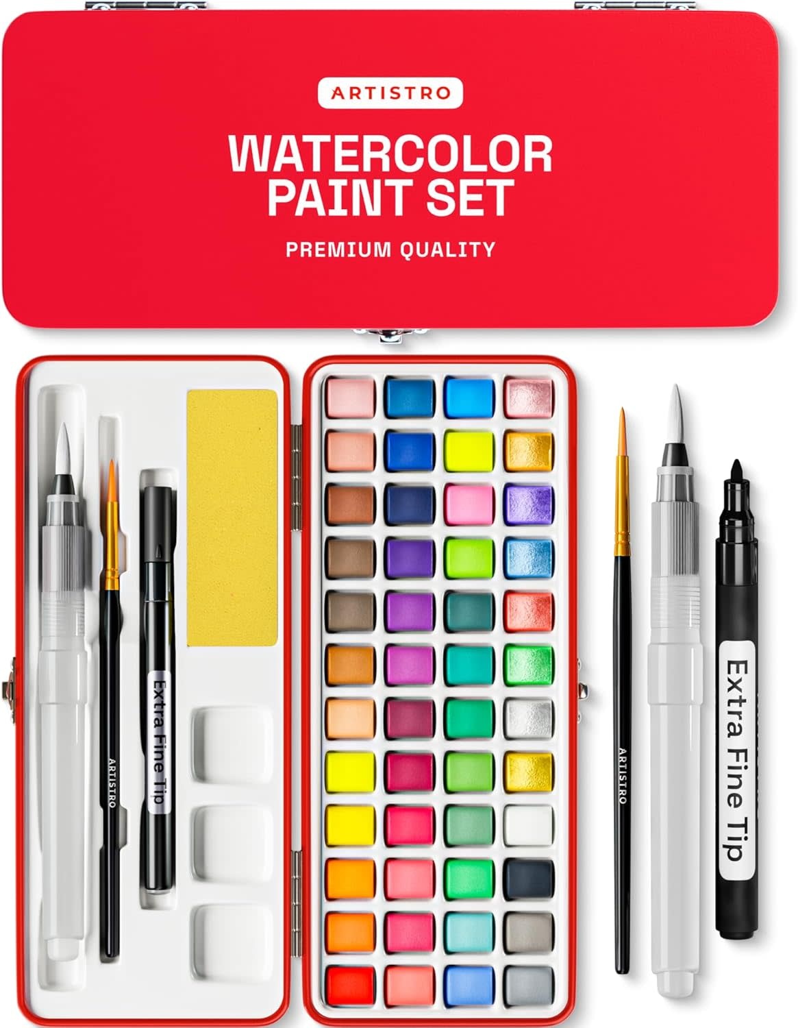 Artistro Watercolor Paint Set in Portable Box - The Plant Shoppe