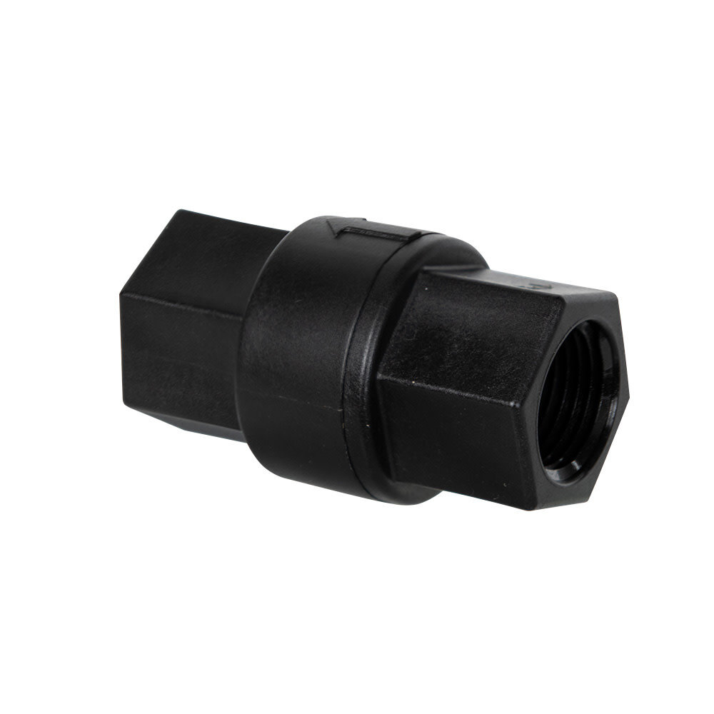 1/2" Poly Check Valve - (855) C3-SKIDS