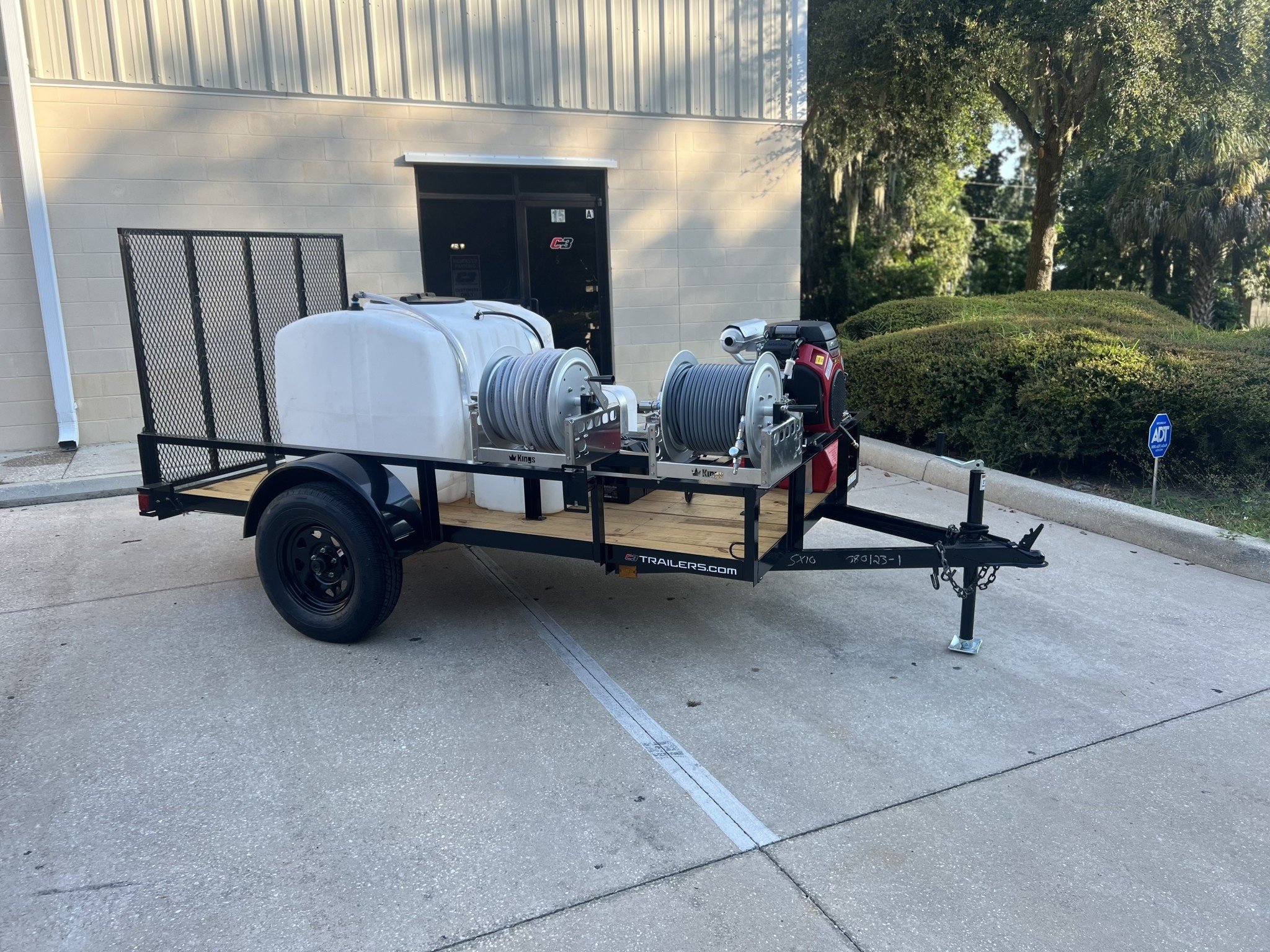 5x10 Pressure Washing Trailer - (855) C3-SKIDS