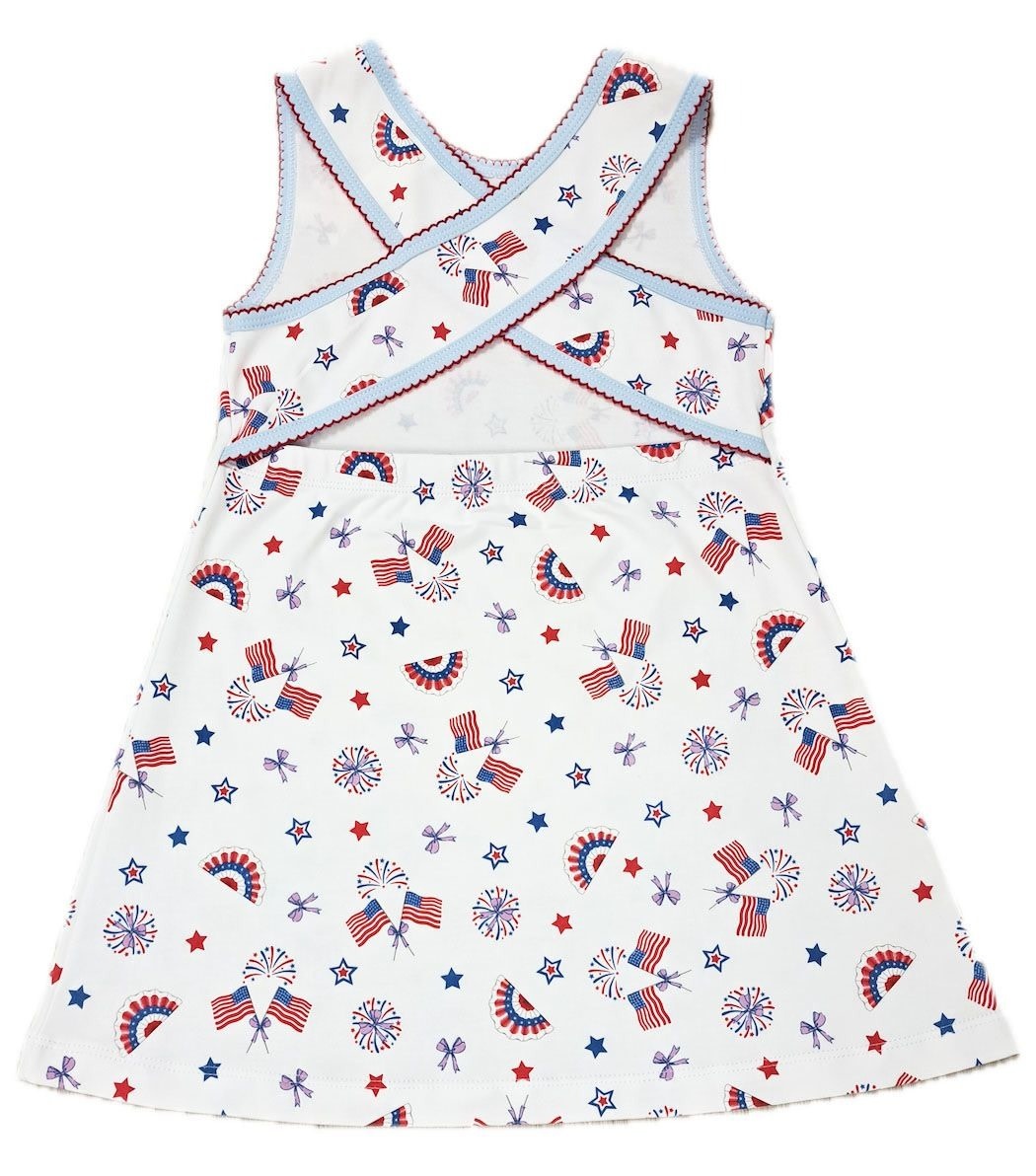 Marco & Lizzy Star Spangled Banner Dress - The Sandbox Children's Boutique