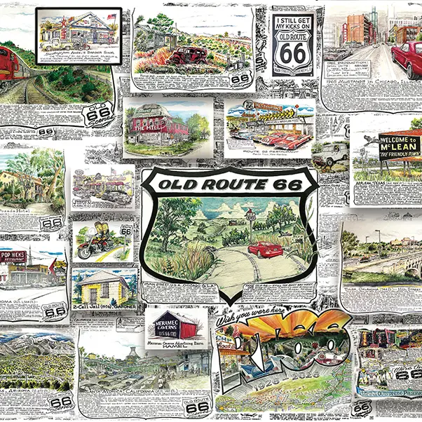 Bob's Route 66 Puzzle - Jack's West End