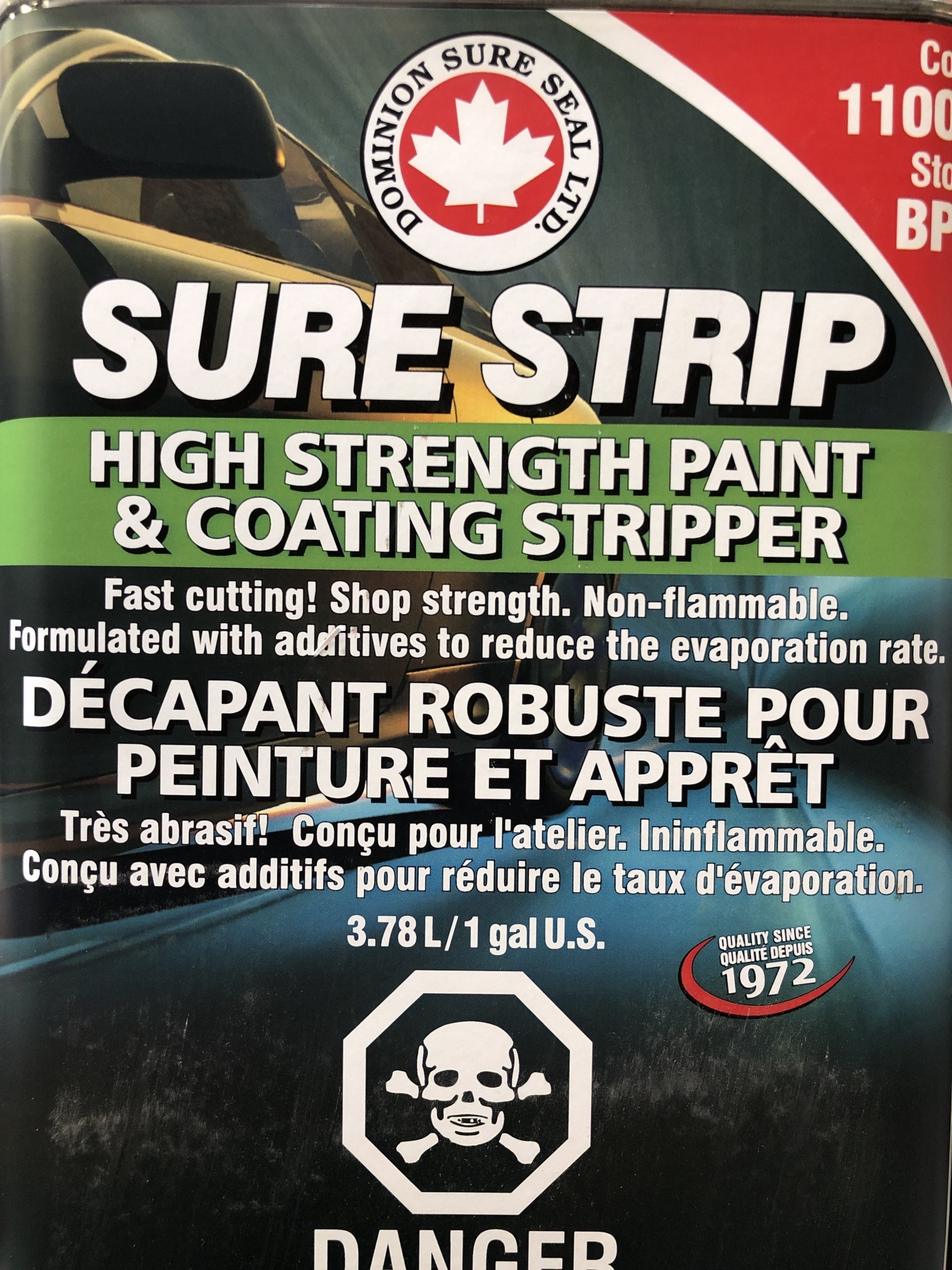 Dominion SURE STRIP Paint Stripper - Collision 360 Inc.