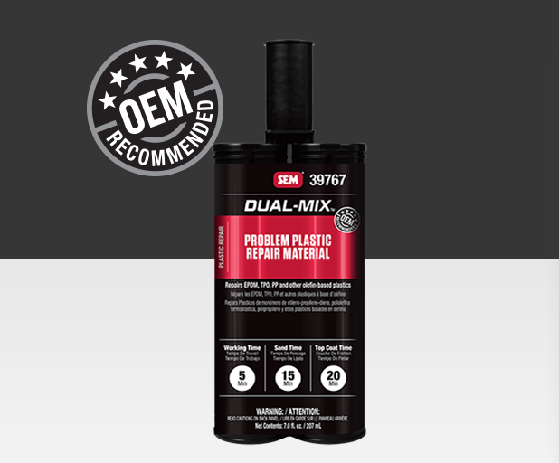 SEM DUAL-MIX PROBLEM PLASTIC REPAIR MATERIAL 7 OZ CARTRIDGE - Collision ...