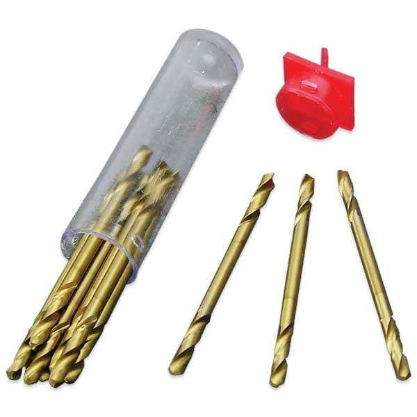 1/8" Double-Ended Drill Bits 12pack - Collision 360 Inc.