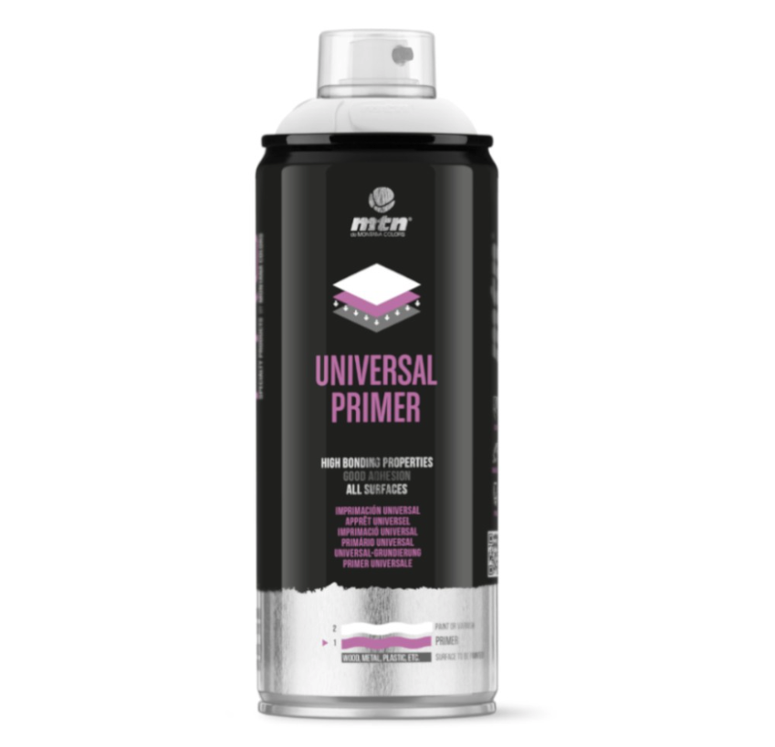 MTN PRO Universal Primer Grey 400ml - Collision 360 Inc.